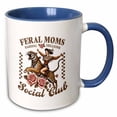 3drose, Feral Moms Social Club Funny Mothers Day Artsy Gift, Charm for ...