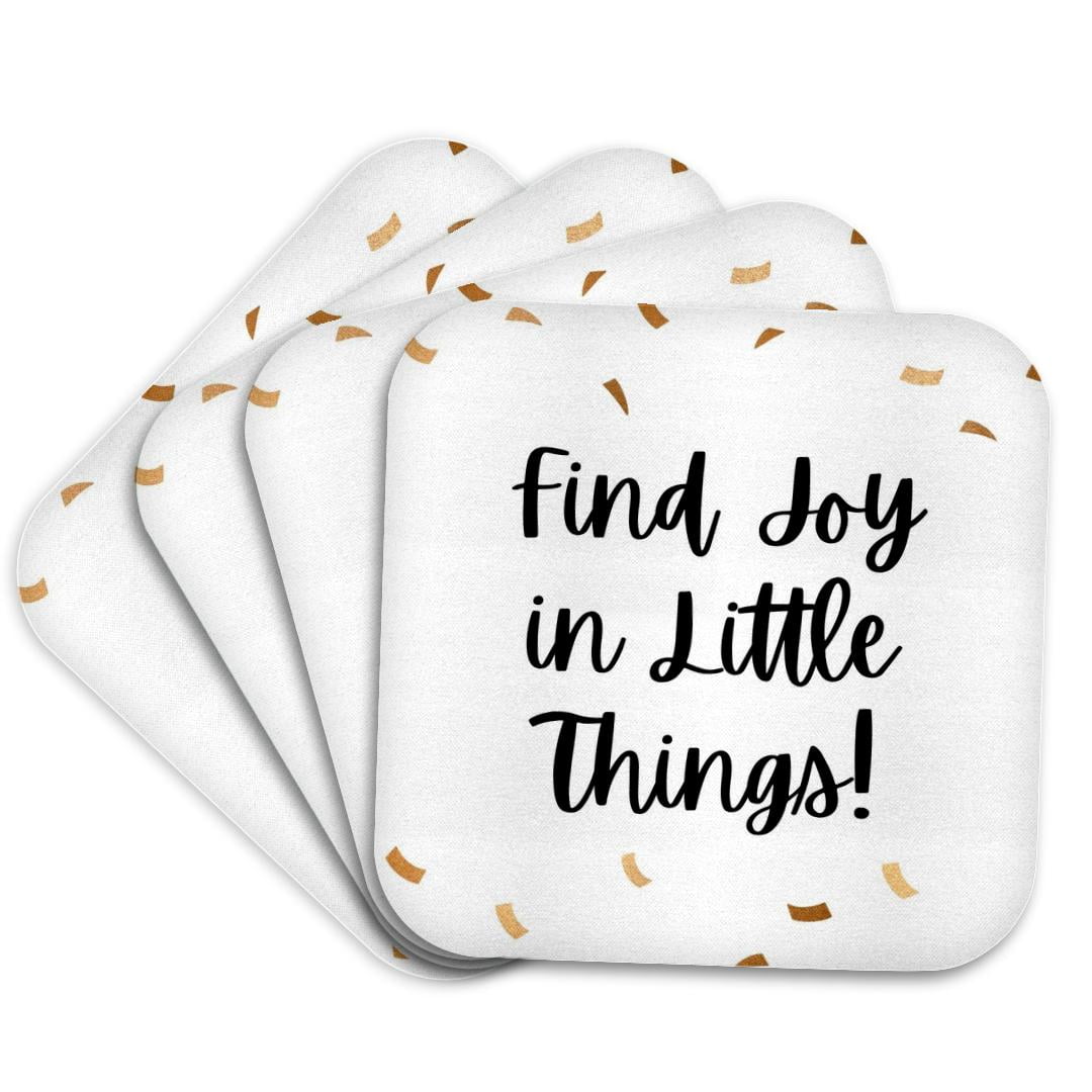3drose, Find Joy in Little Things Typography - Confetti Motivational ...