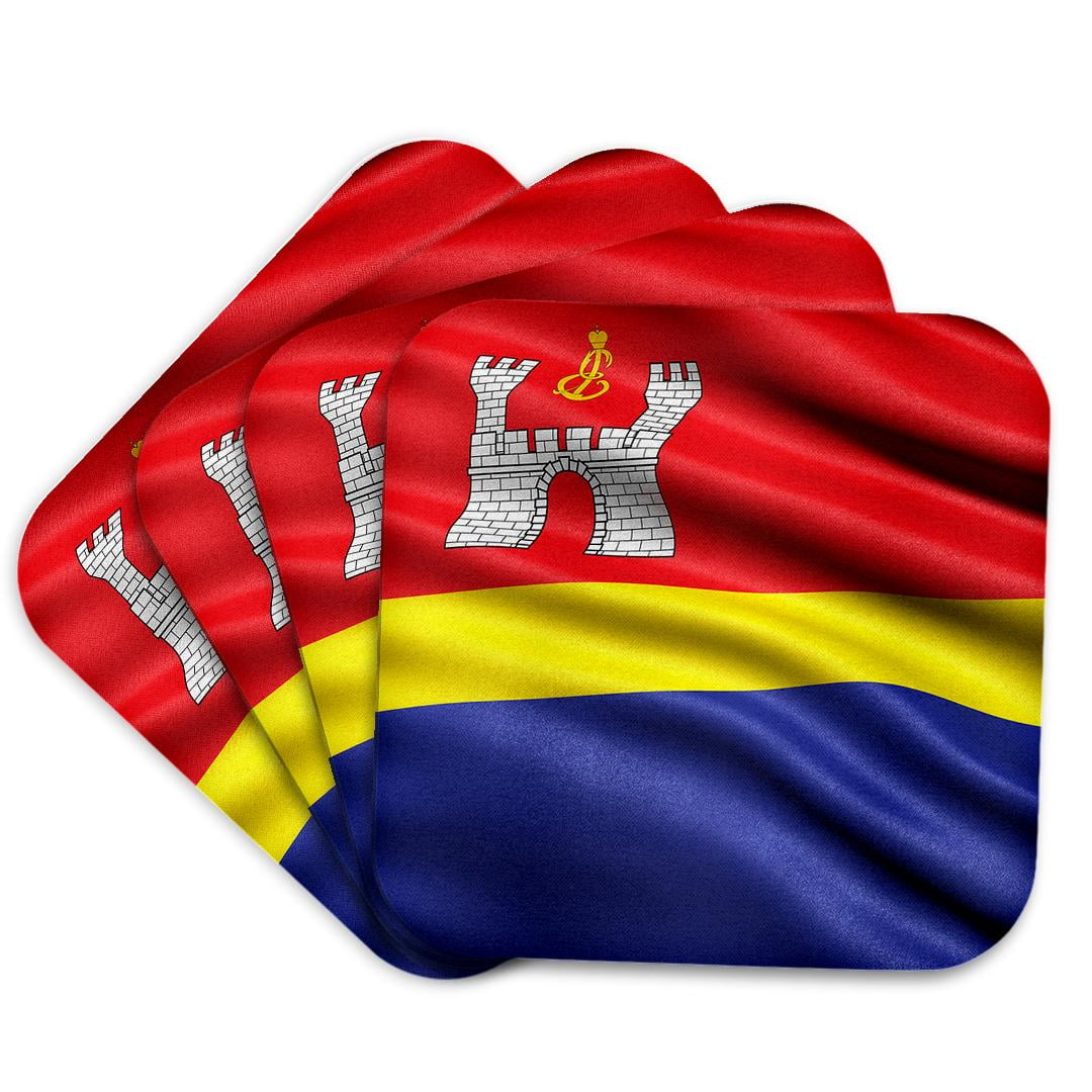 3drose, Flag of Kaliningrad Oblast Waving in the Wind, Set of 4 ...
