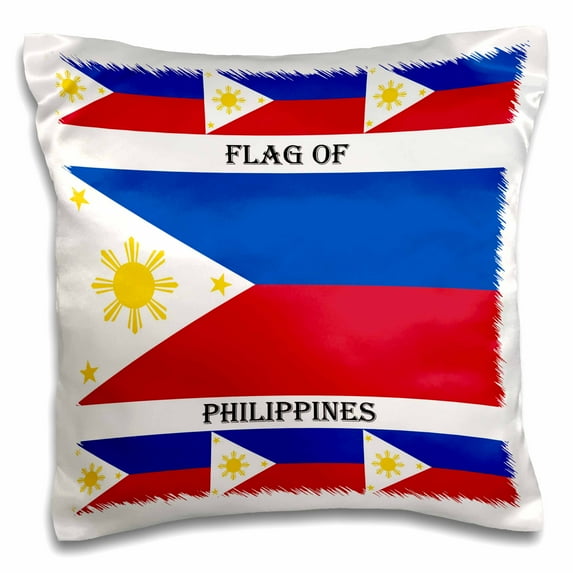3drose, Flag of Philippines, 16x16 inch Pillow Case - Walmart.com