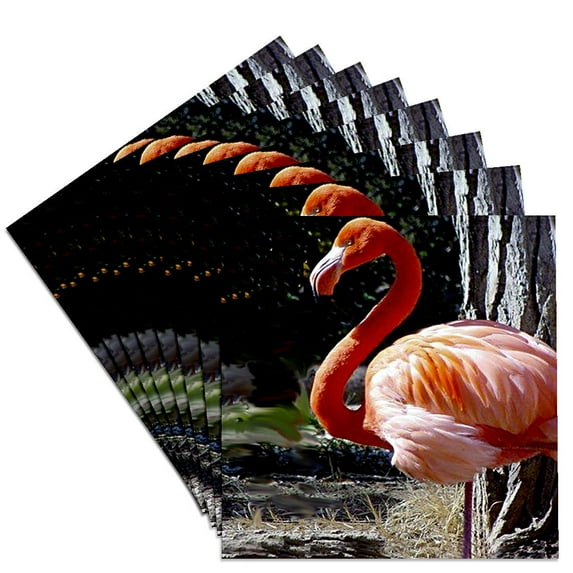 3drose, Flamingo, Set of 8 Ceramic Tile Coasters - Walmart.com