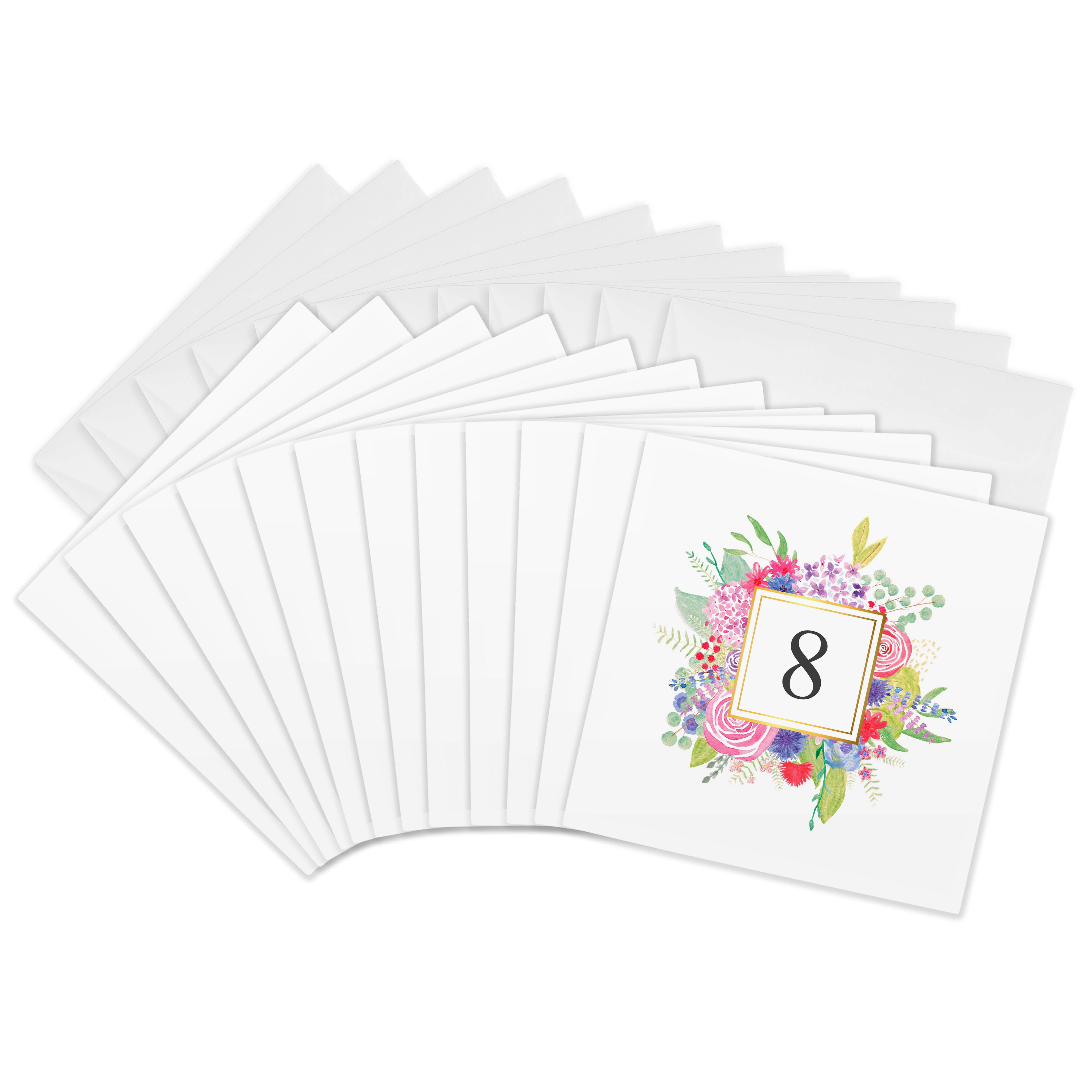 3drose, Floral Number 8 Celebrating 8 Years Old - 8th Anniversary or ...