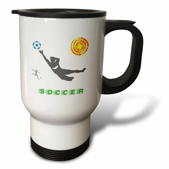 3drose, Football, Soccer. Goalkeeper, Blue Ball. Sign Soccer. Color on ...