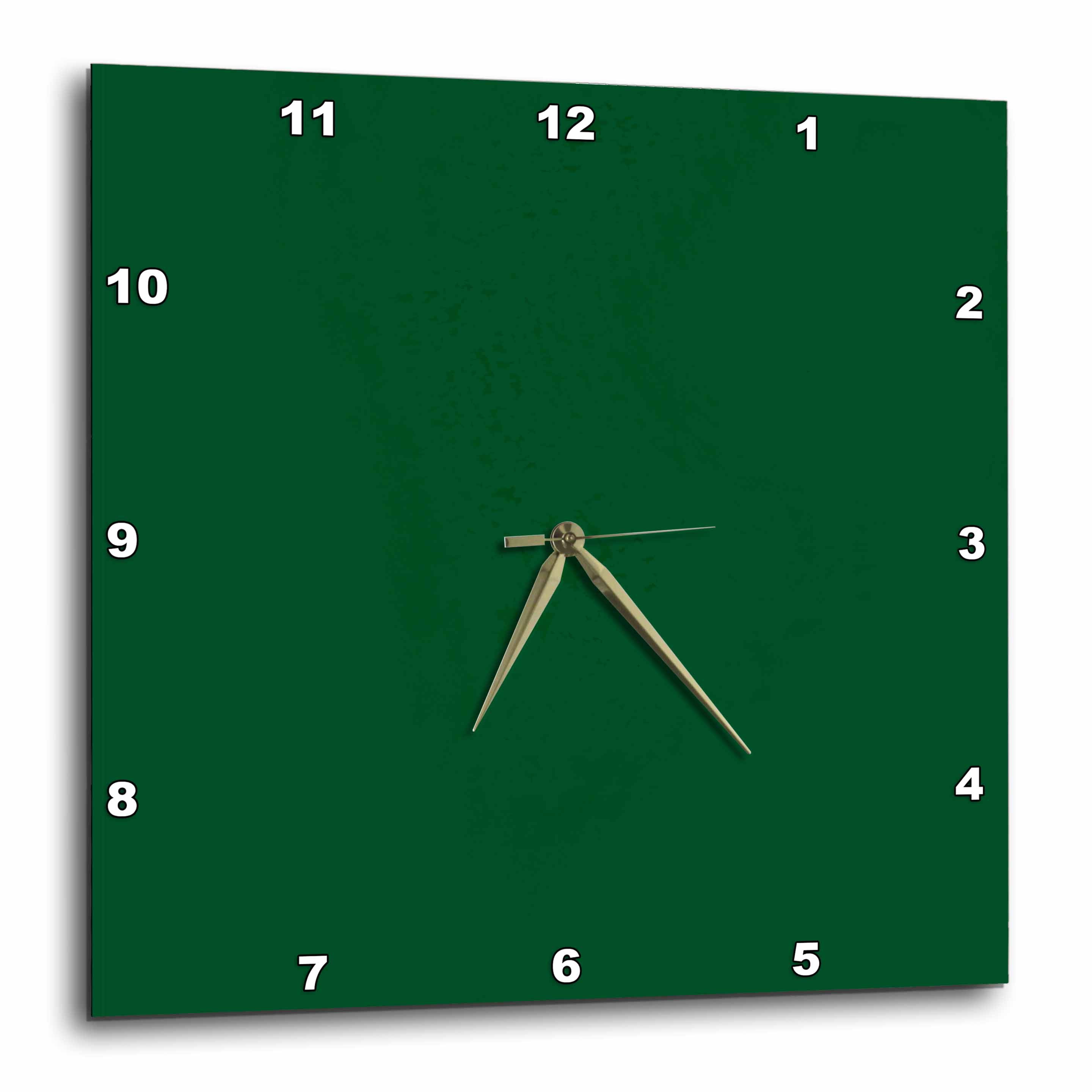 3drose, Forest Green, 10x10 Wall Clock - Walmart.com