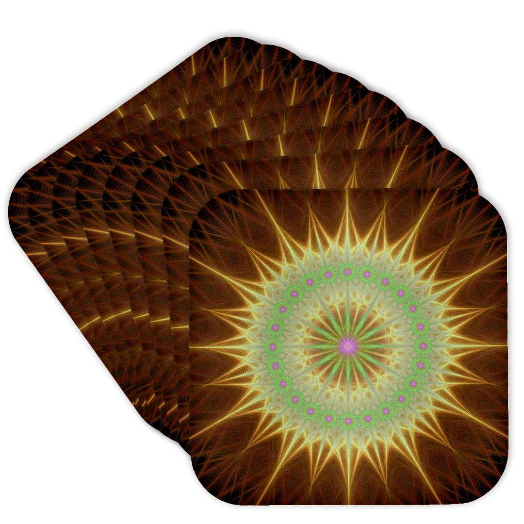 3drose, Fractal Mandala Sun - Abstract Computer Generated Design, Set ...