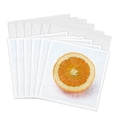 3drose, Frontal View of a Cut Orange Citrus Fruit. Stylized Photo, 6 ...
