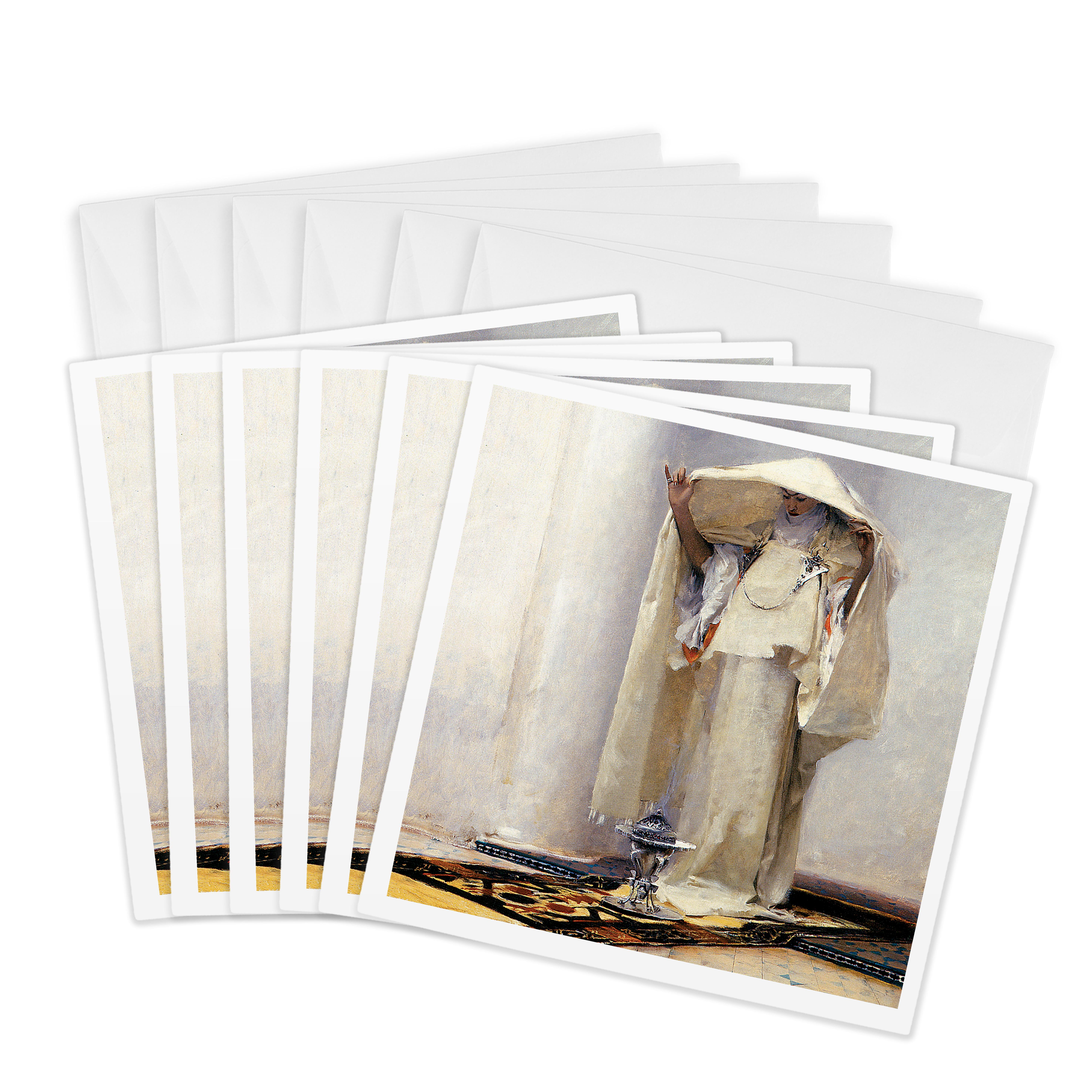 3drose, Fumee Dl Ambre Gris Tangiers by John Singer Sargent, 6 Greeting ...