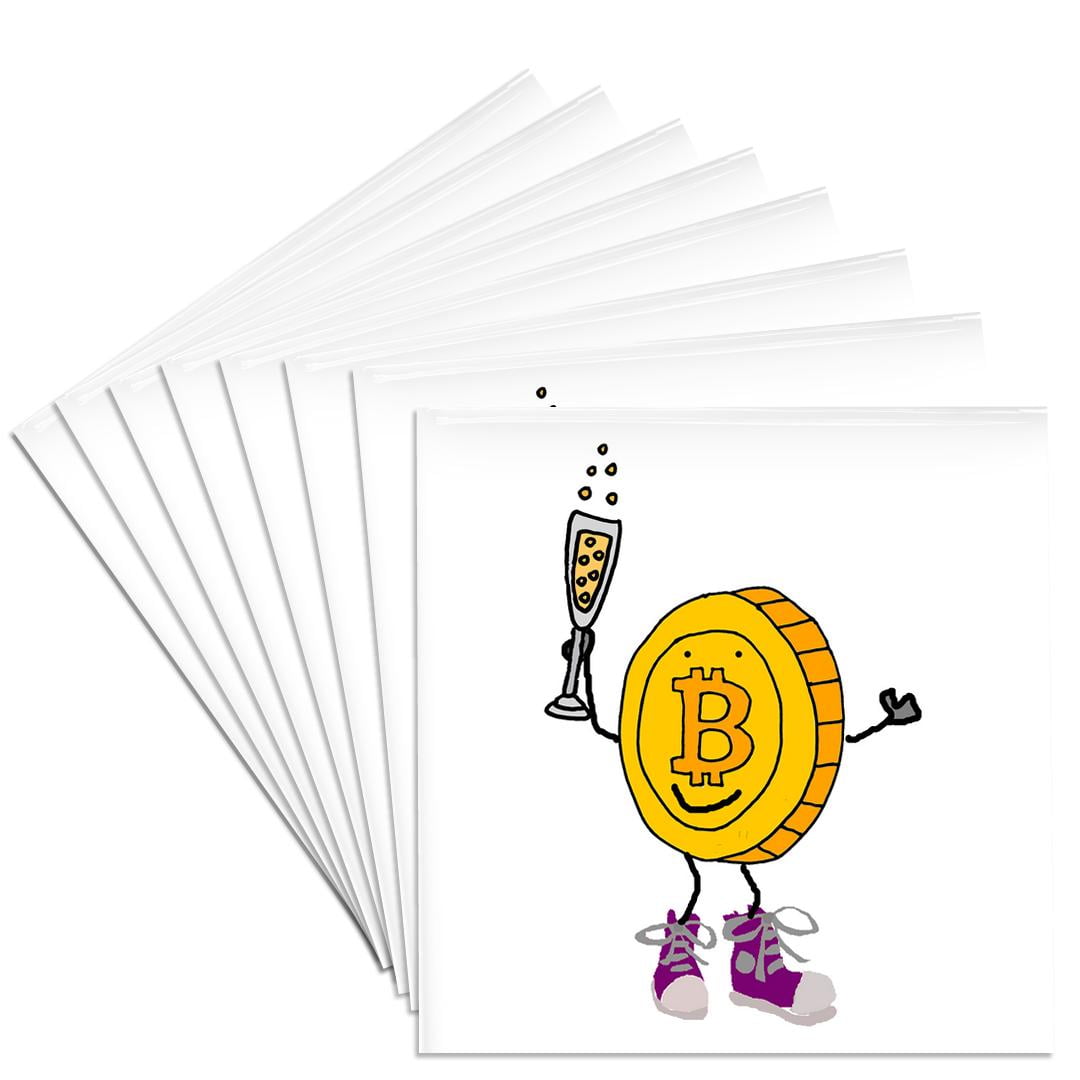 3drose, Funny Bitcoin Digital Currency Drinking Campagne Toast Success ...