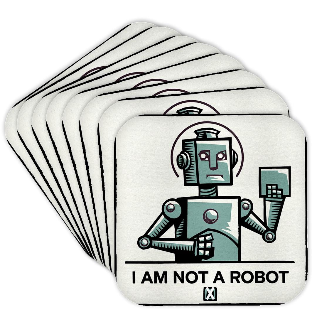 3drose, Funny Cool Robot and Captcha Check Box I Am Not a Robot Satire ...