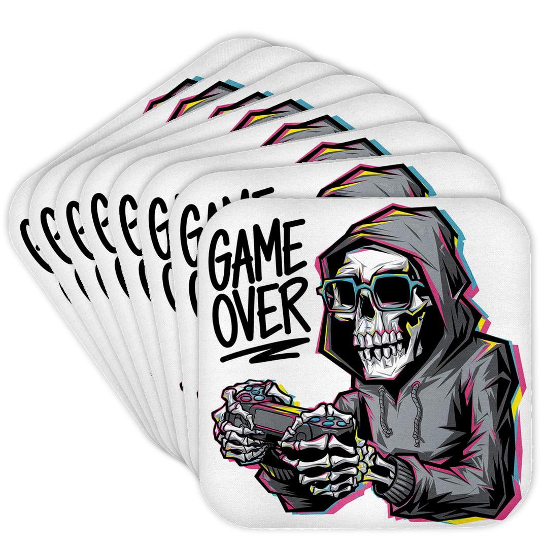 3drose, Funny Cool Skeleton Gamer Playing Video Games Game over ...