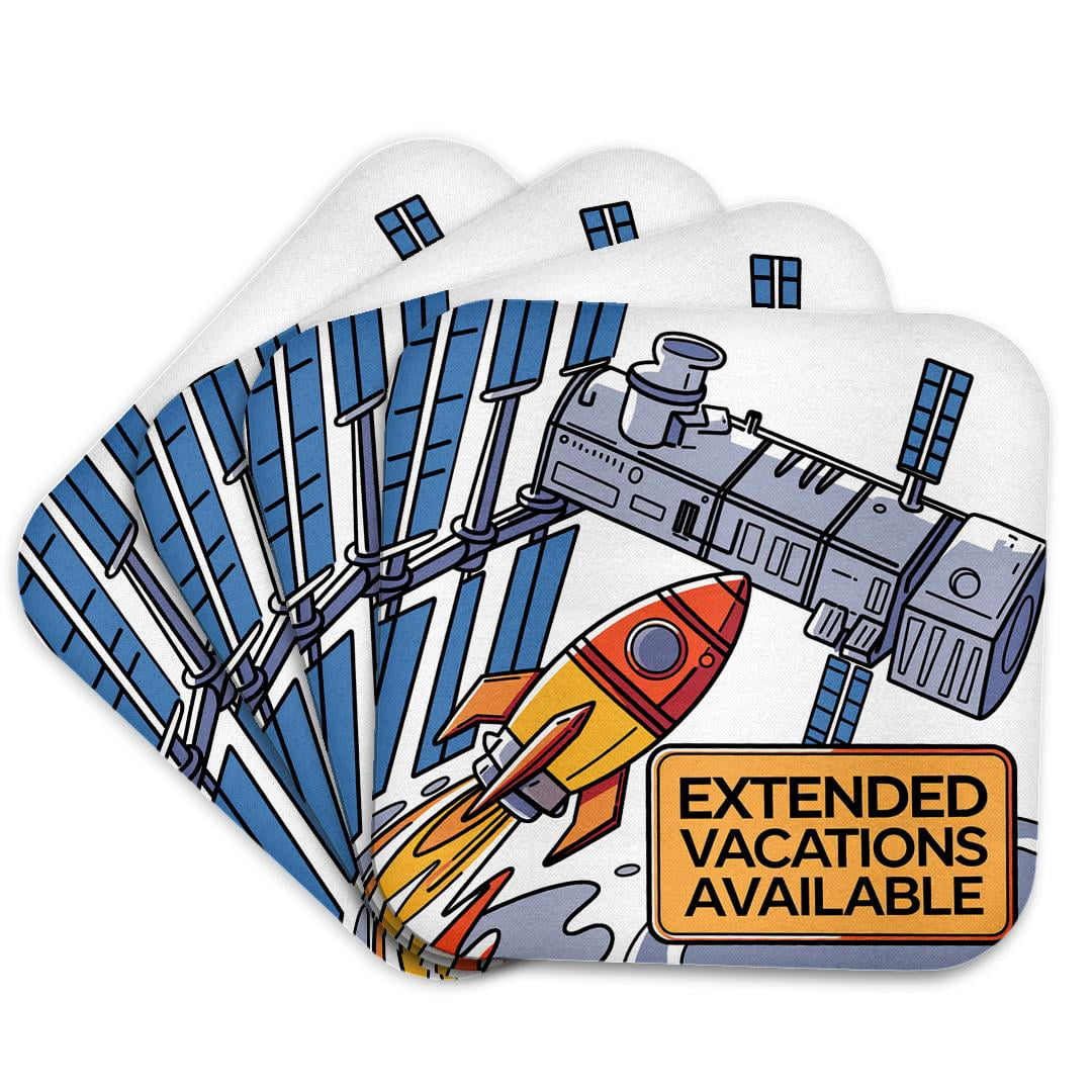 3drose, Funny Cute Cool Sapce Station with Extended Vacation Rocket ...