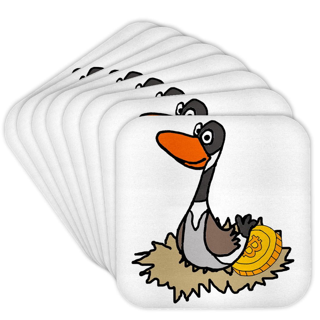 3drose, Funny Goose Laying Bitcoin Golden Egg Cryptocurrency Digital ...