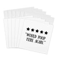 3drose, Funny Review Five 5 Stars Would Poop Here Again Bathroom Toilet ...