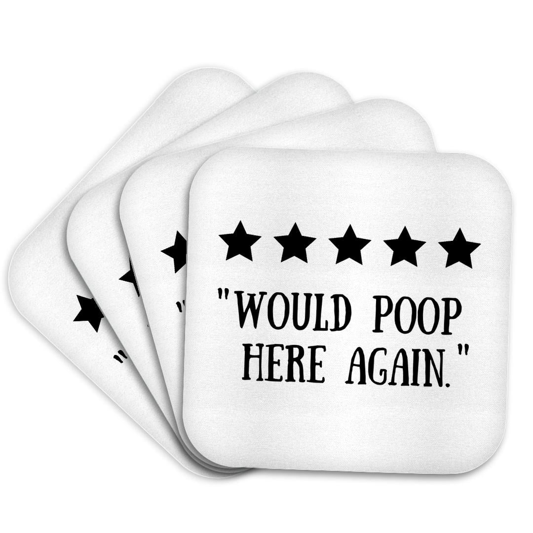 3drose, Funny Review Five 5 Stars Would Poop Here Again Bathroom Toilet ...