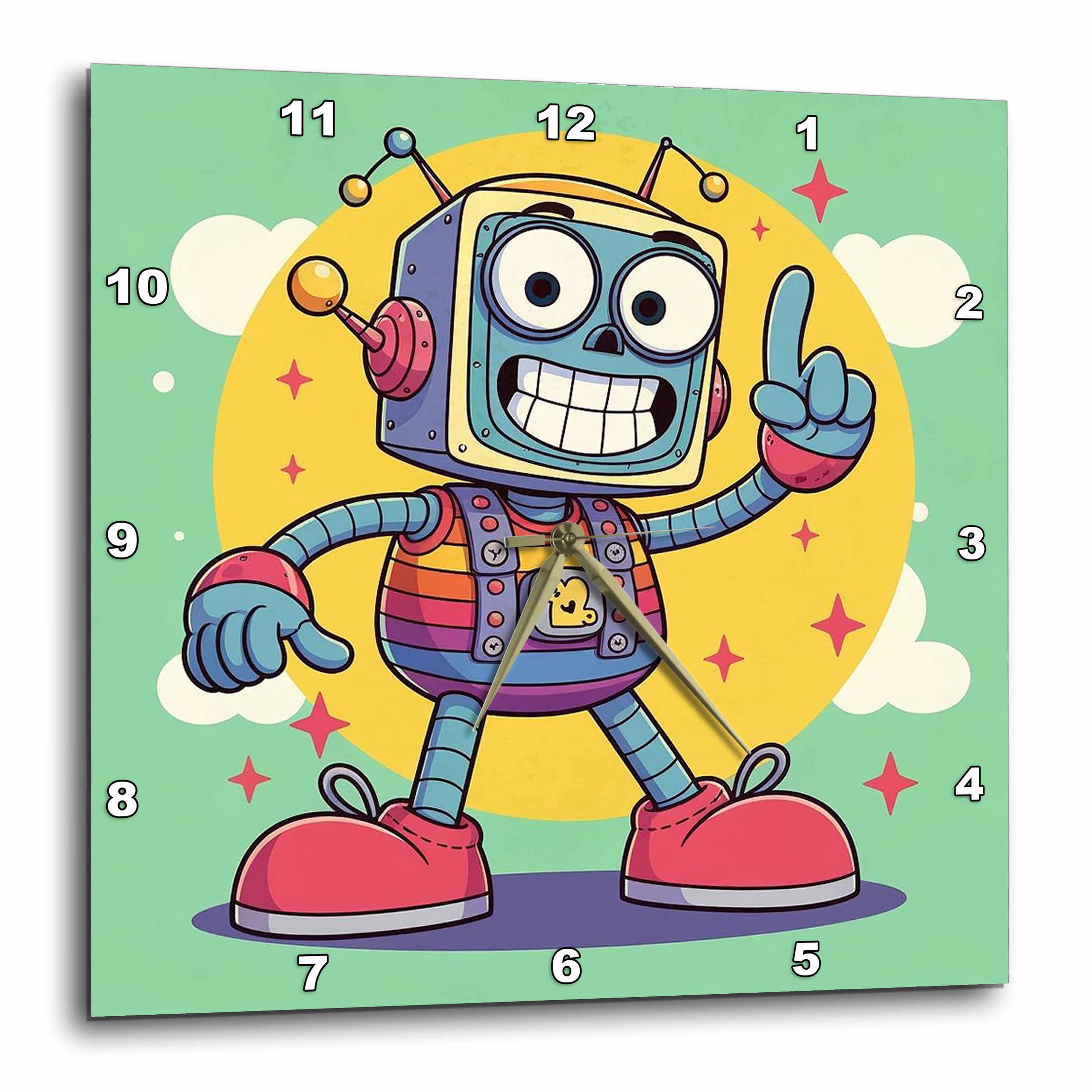 3drose, Funny Robot Teaches Robotics Engineering. Positive Gift for ...