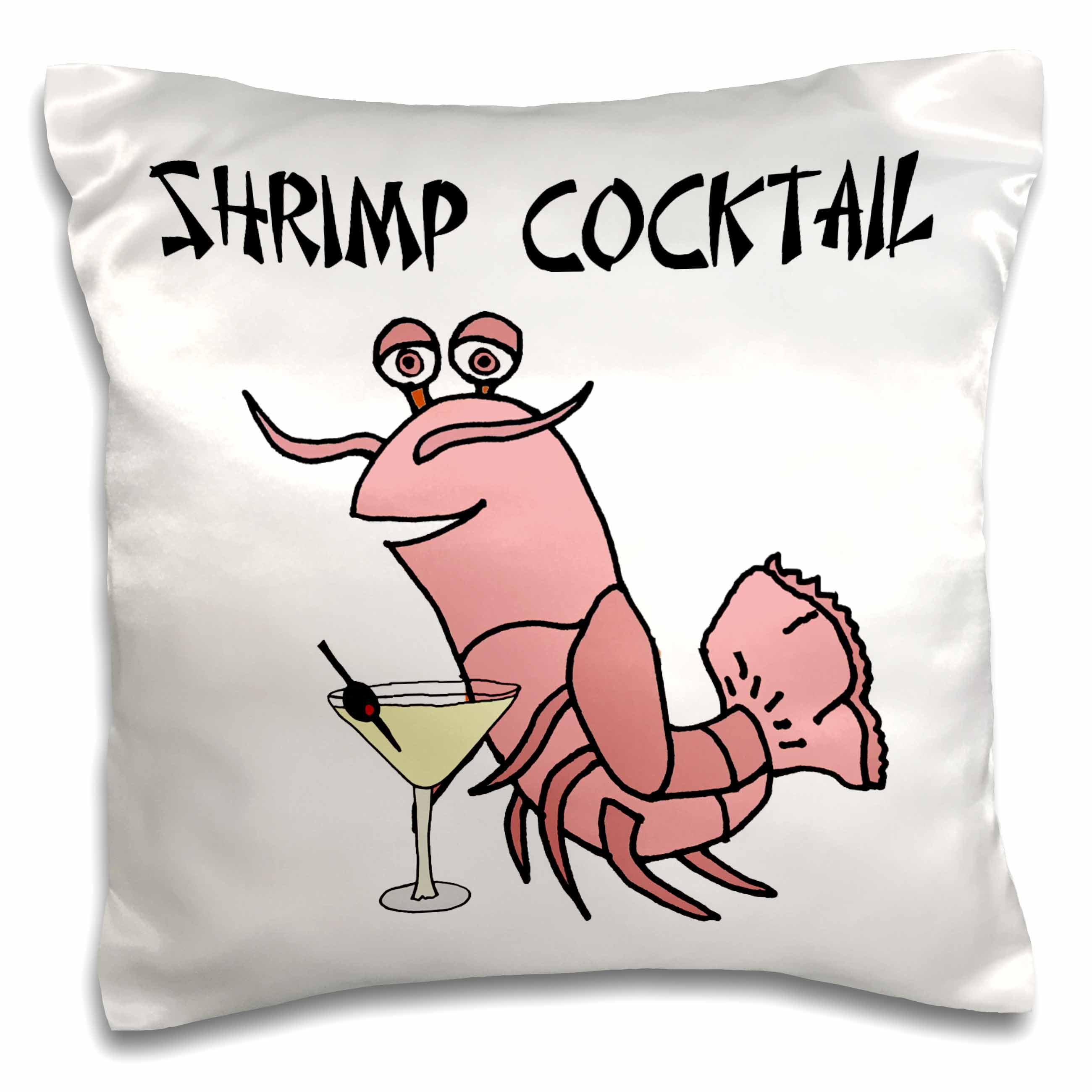 3drose, Funny Shrimp Drinking Martini Cocktail Shrimp Cocktail Pun ...