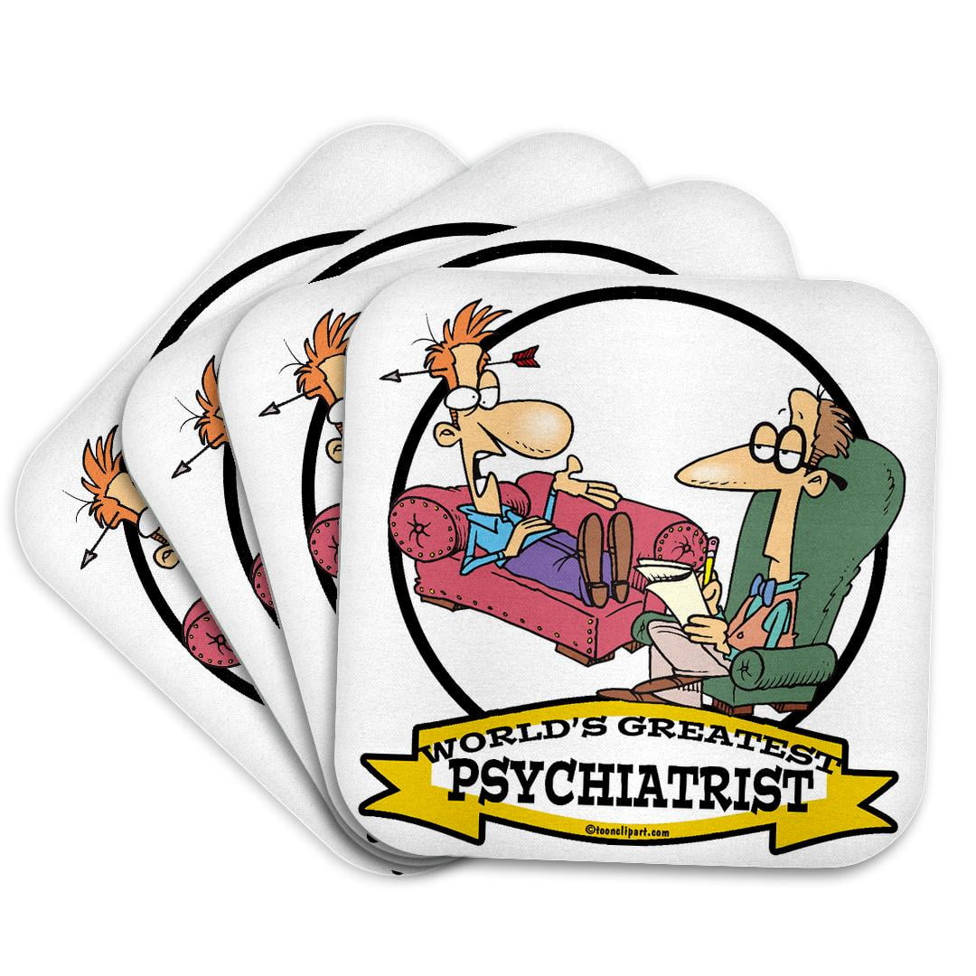 3drose, Funny Worlds Greatest Psychiatrist Occupation Job Cartoon, Set ...