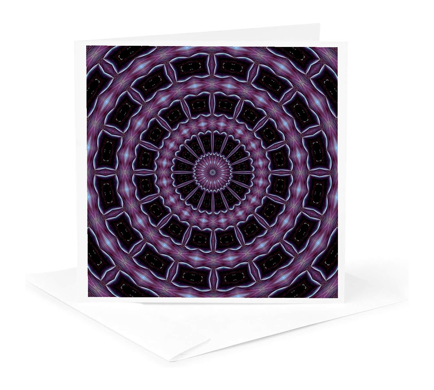 3drose, Futurist Portal Mandala Radial Circle Pattern 1, 1 Greeting ...