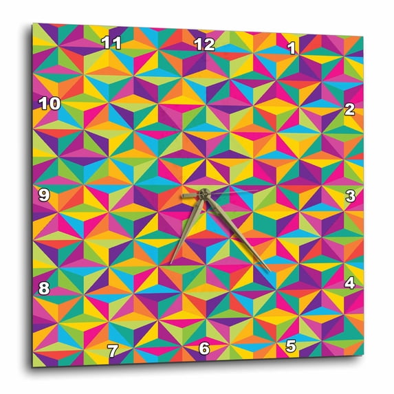 3drose, Geometric Illusions Cubes Rainbow Colors Abstract Funky Pattern ...