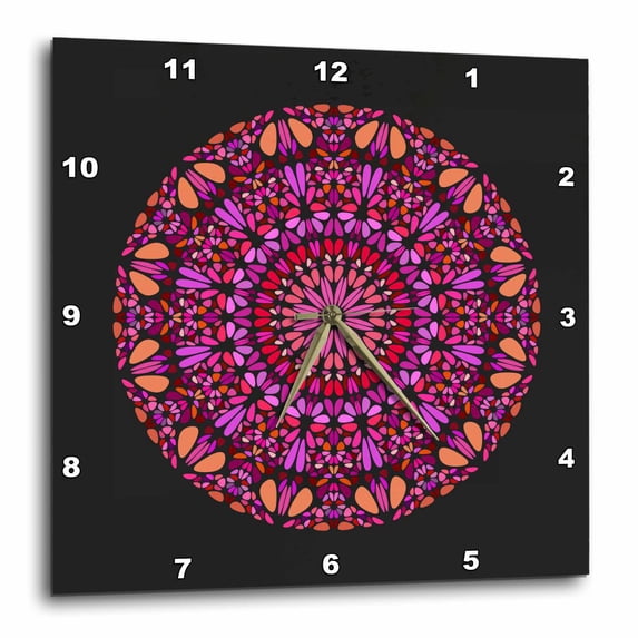 3drose, Geometrical Circular Round Abstract Gravel Pattern Mandala Art ...