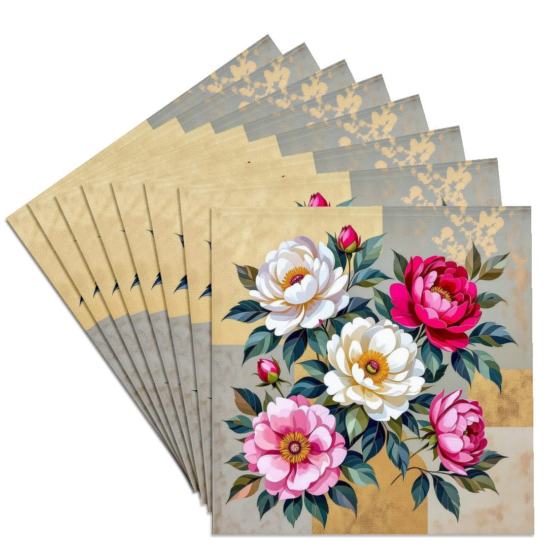 3drose, Geometrical Pattern of Peony Flowers. Summer Season. Awesome ...