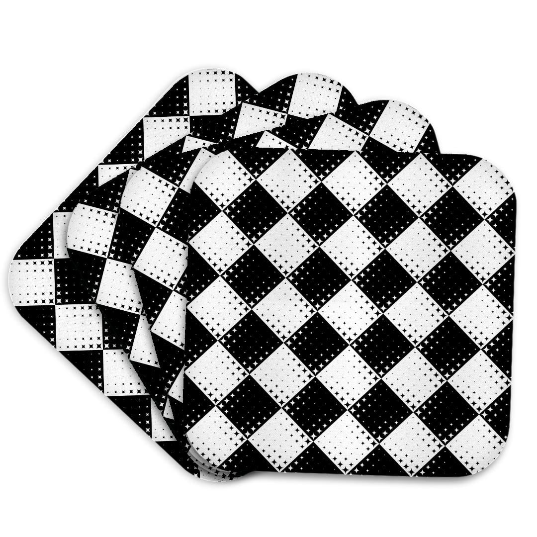 3drose, Geometrical Seamless Black and White Star Pattern Background ...