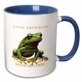 3drose, Georgia Territory Amphibian the Green Tree Frog, 11oz Two-tone ...