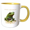 3drose, Georgia Territory Amphibian the Green Tree Frog, 11oz Two-tone ...