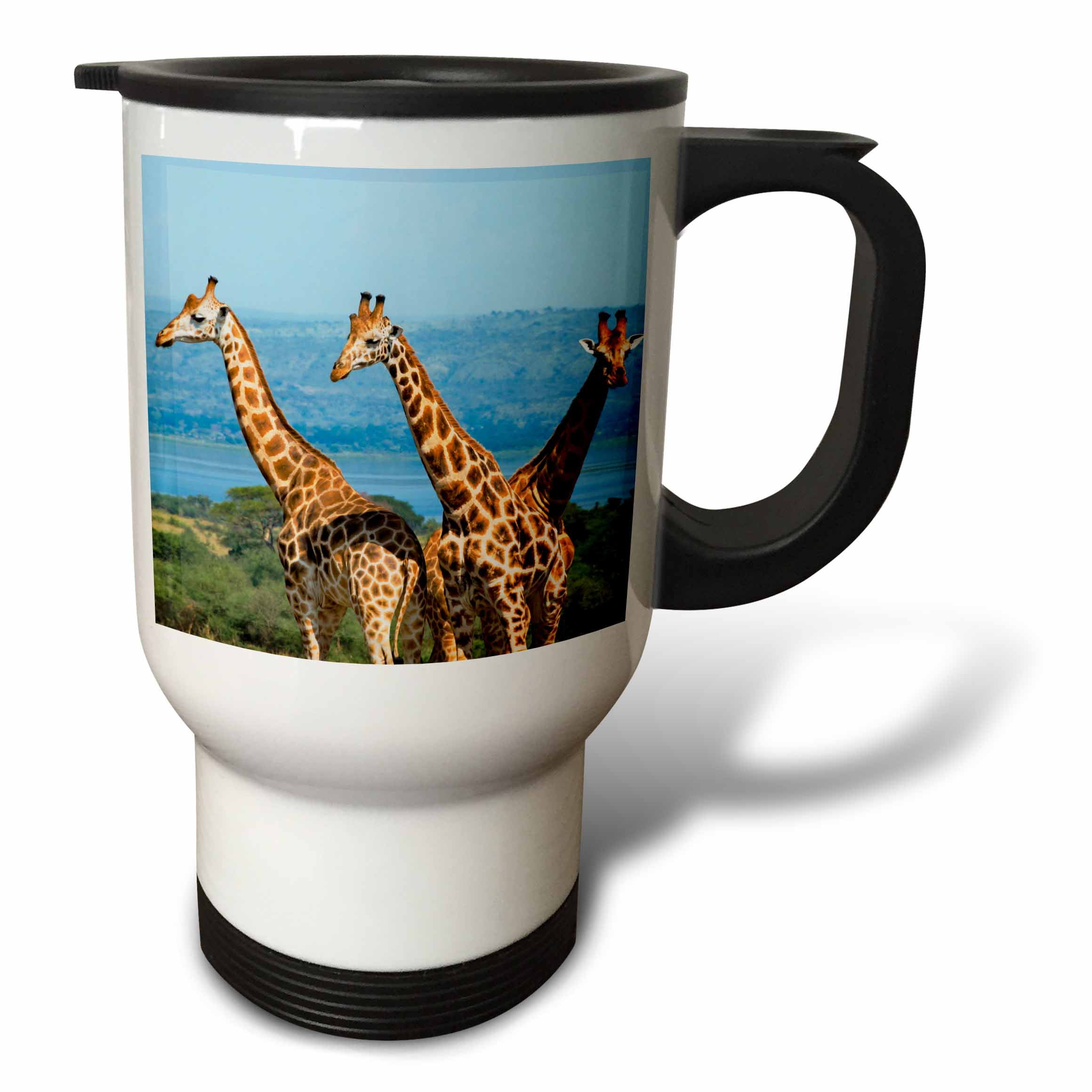 3drose, Giraffes on the Savanna, Murchison Falls National Park, Uganda ...