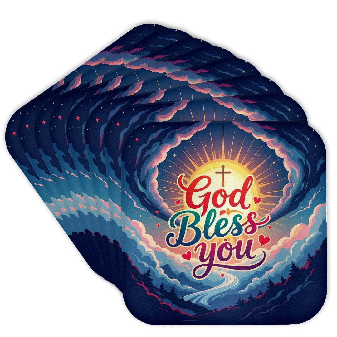 3drose, God Bless You Christian Fantasy. Positive Artsy Gift, Charm for ...