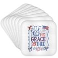 3drose, God Shed His Grace on Thee Colorful Text. Independence Day ...