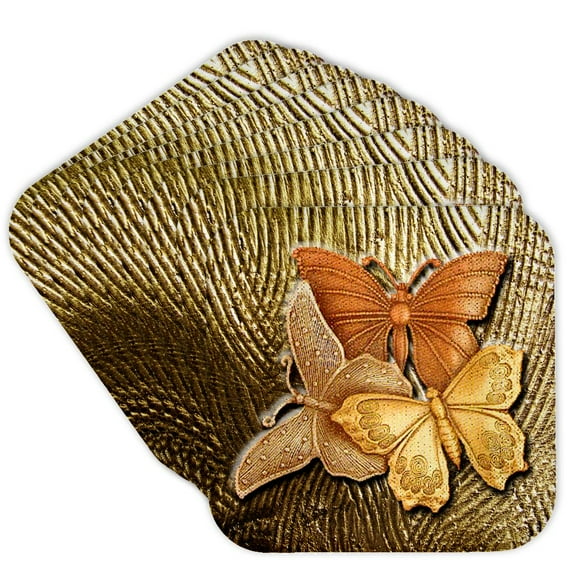 3drose, Gold Embossed Background with Accents and Three Beautiful ...