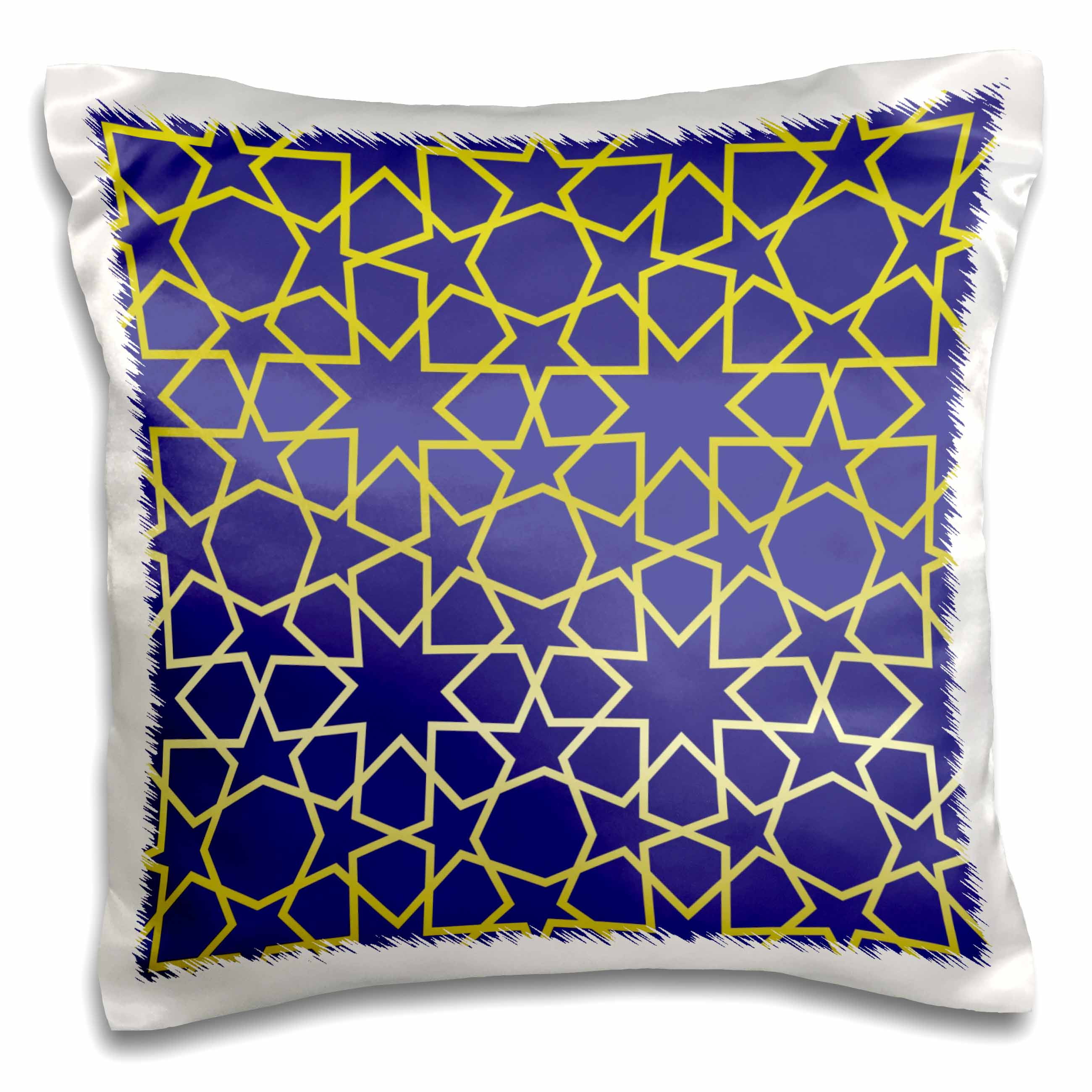 3drose, Gold Stars Outline Geometric Intricate Islamic Art Pattern on ...