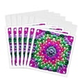 3drose, Granny Square Crochet Pattern Seventies Retro Pattern Green ...