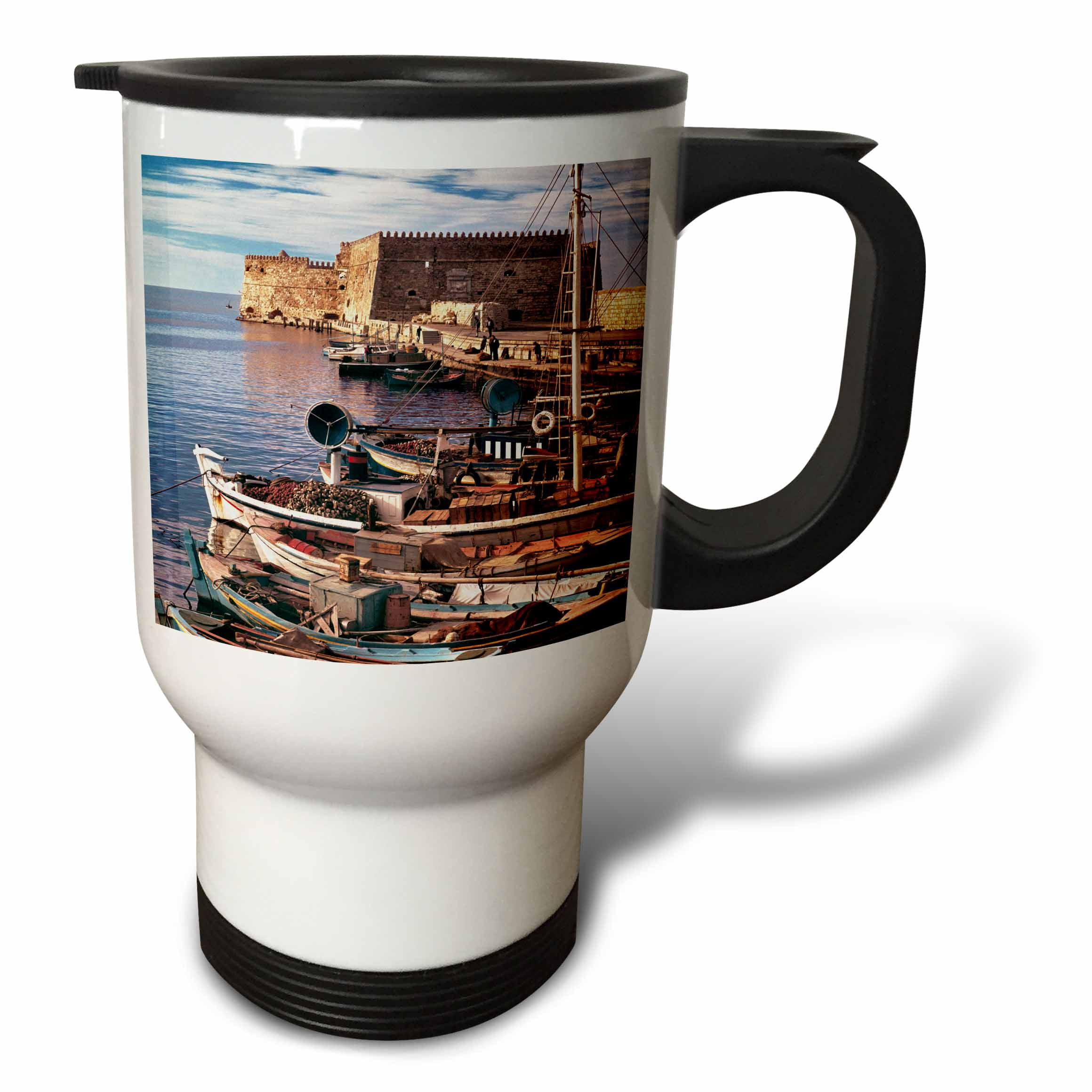 3drose, Greece, Crete, Fishing Boats, Rossa Al Mare - Eu12 Rer0000 ...