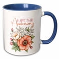 3drose, Happy 75th Anniversary Pretty Pink and Orange Anemone Flowers ...