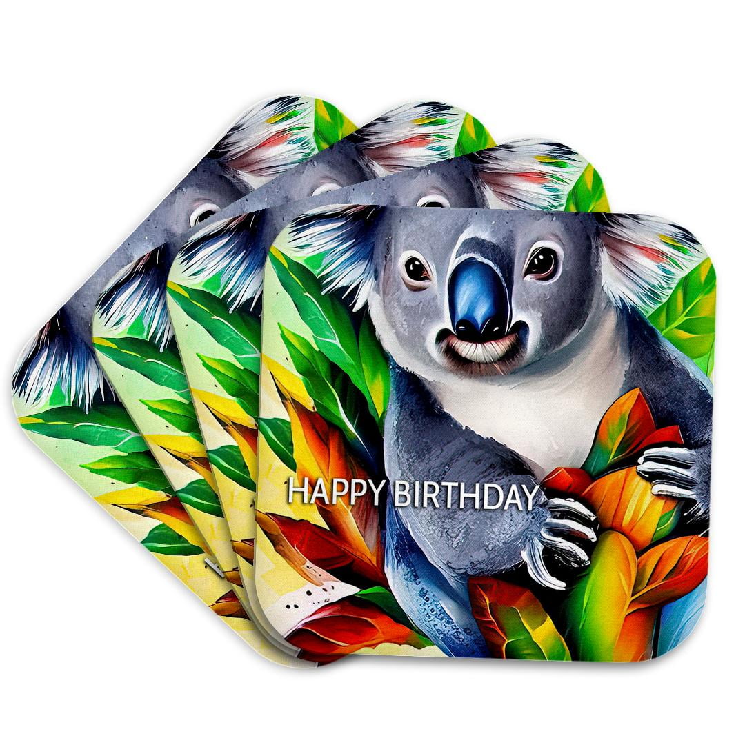 3drose, Happy Birthday Nice Koala Australian Bear Animal. Greeting Card ...