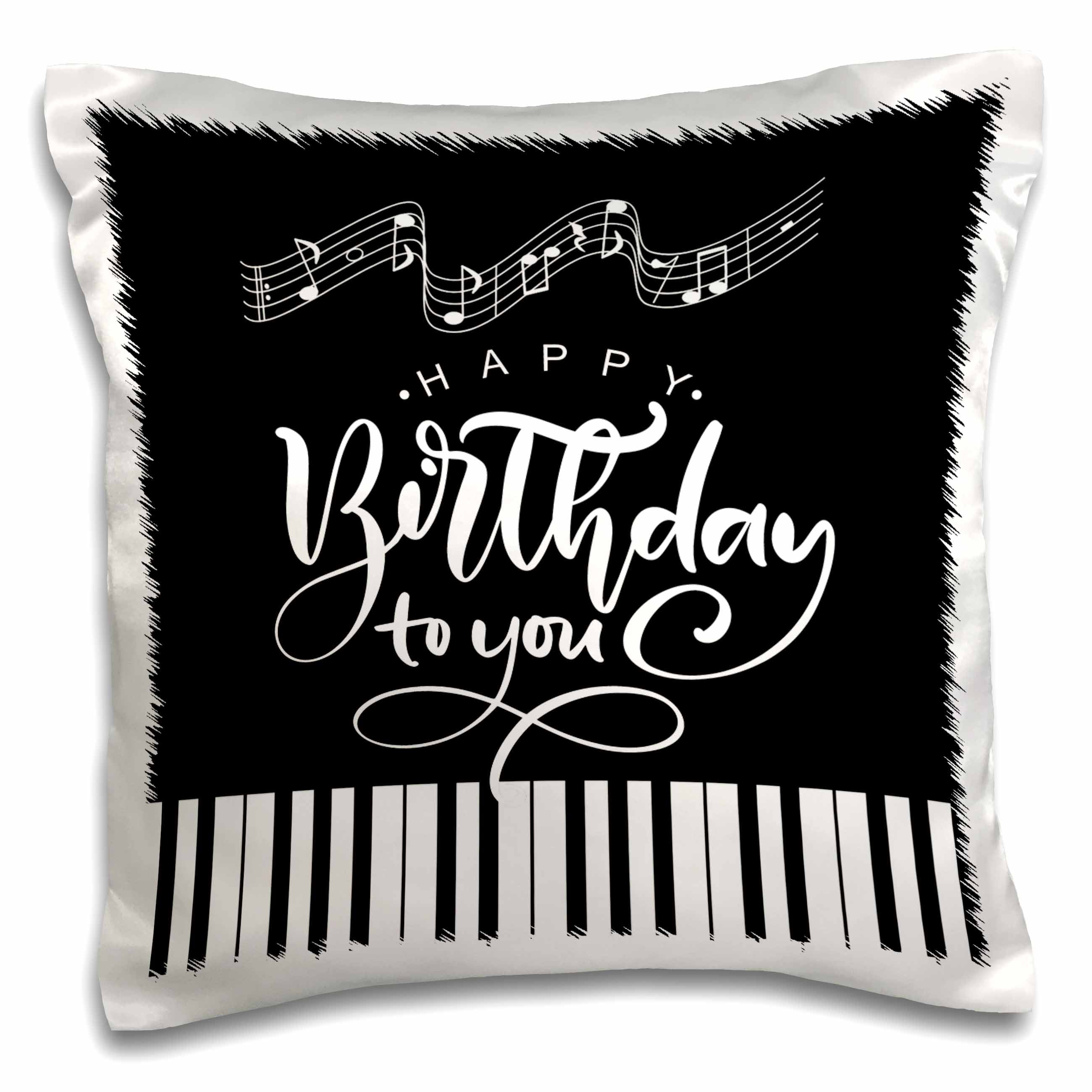 3drose, Happy Birthday to You Piano Keys and Musical Notes with ...