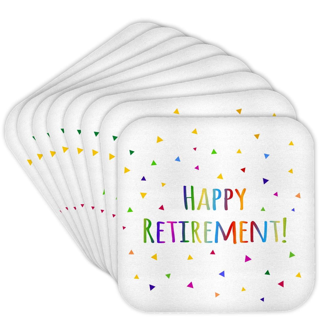 3drose, Happy Retirement Colorful Rainbow Text Celebrating Retiring ...