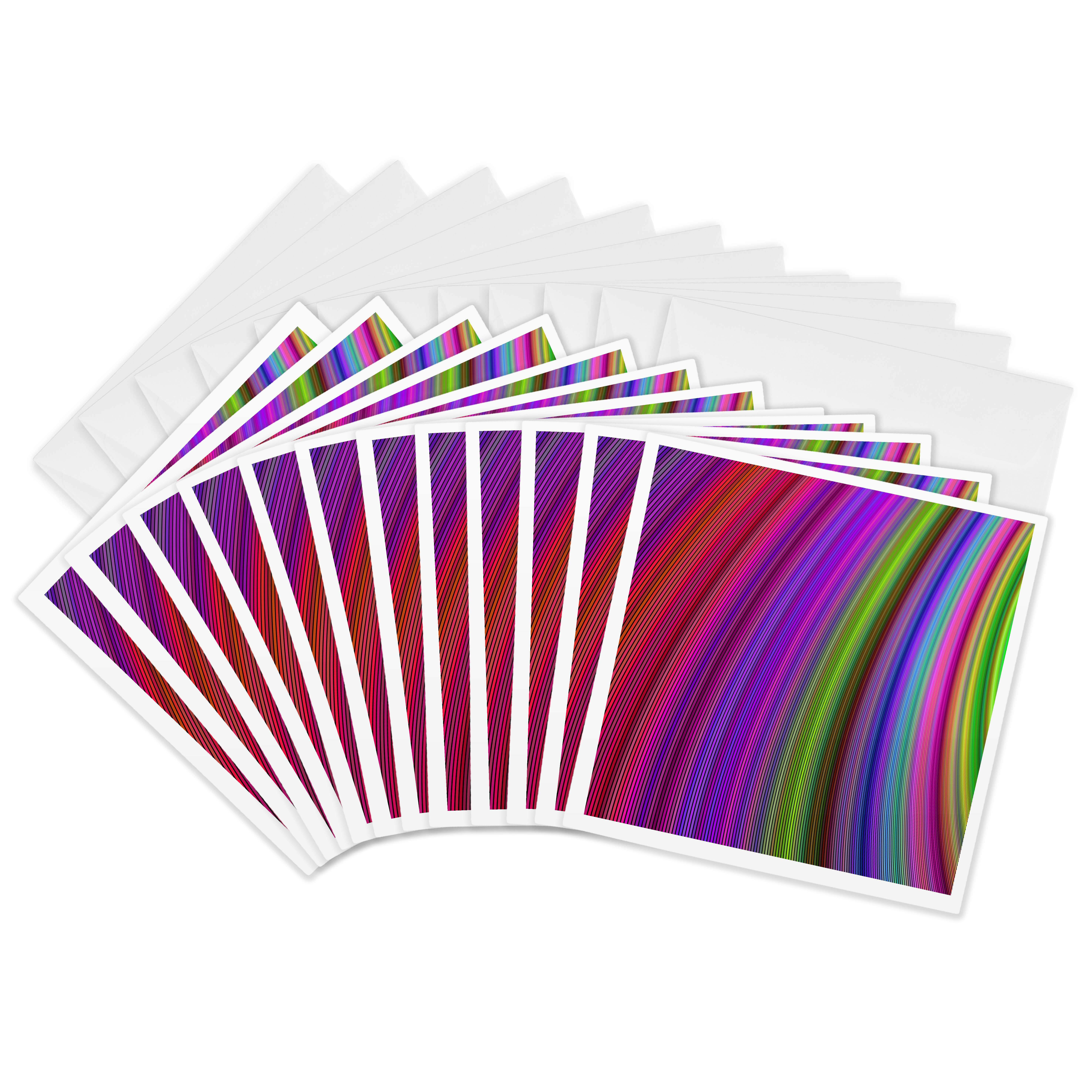 3drose, Happy Spring Stripes - Multicolored Computer Generated Design ...