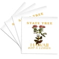 3drose, Hawaii Territory Endemic Tree Lehua Tree, Set of 4 Ceramic Tile ...