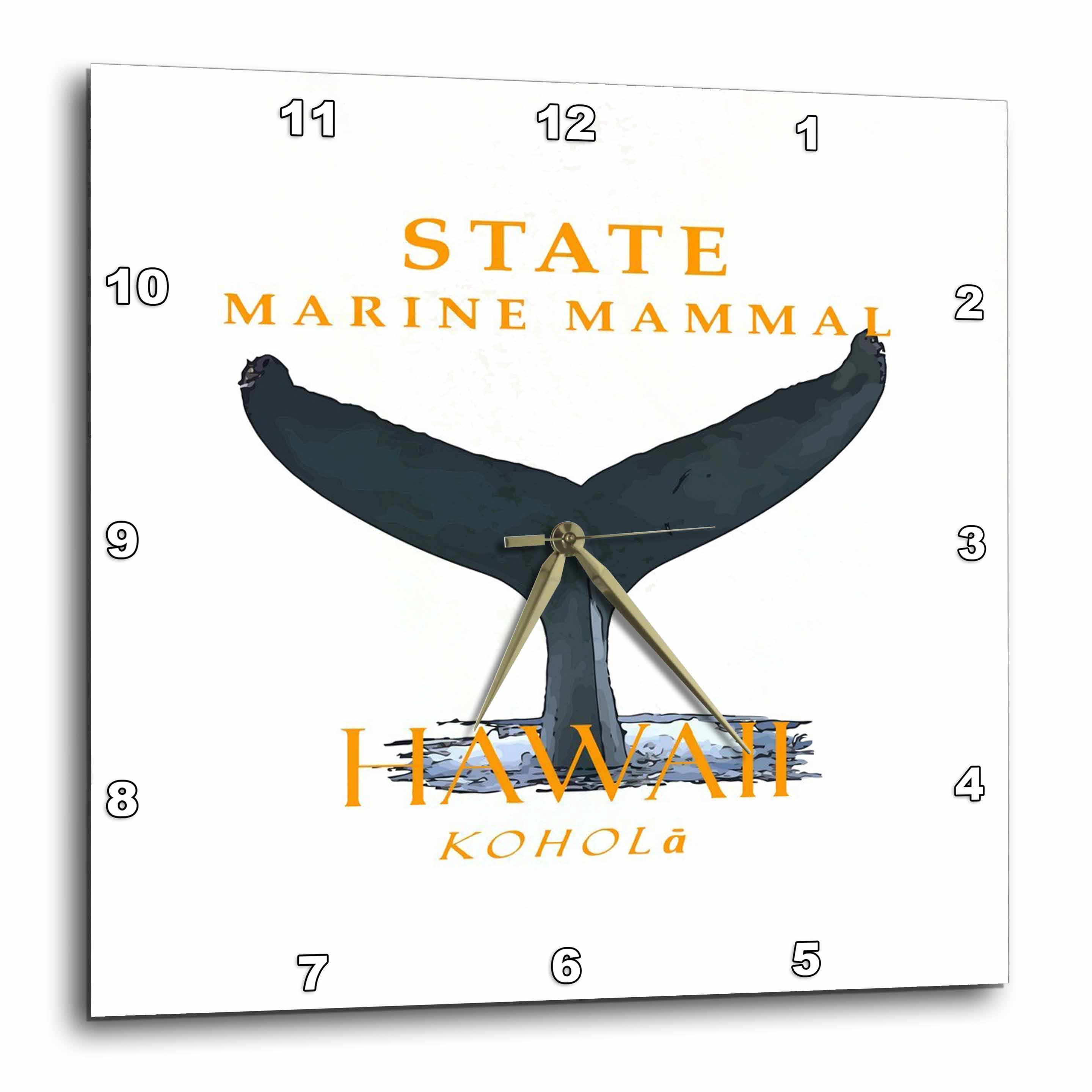 3drose, Hawaii Territory Marine Mammal the Humpback Whale, 10x10 Wall ...