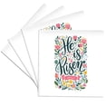 3drose, He Is Risen Text and Floral Decoration. Happy Easter Gift ...