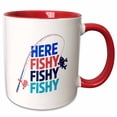 3drose, Here Fishy, Fishy, Fishy. Funny Fishing Slogans. Cool Gift for ...