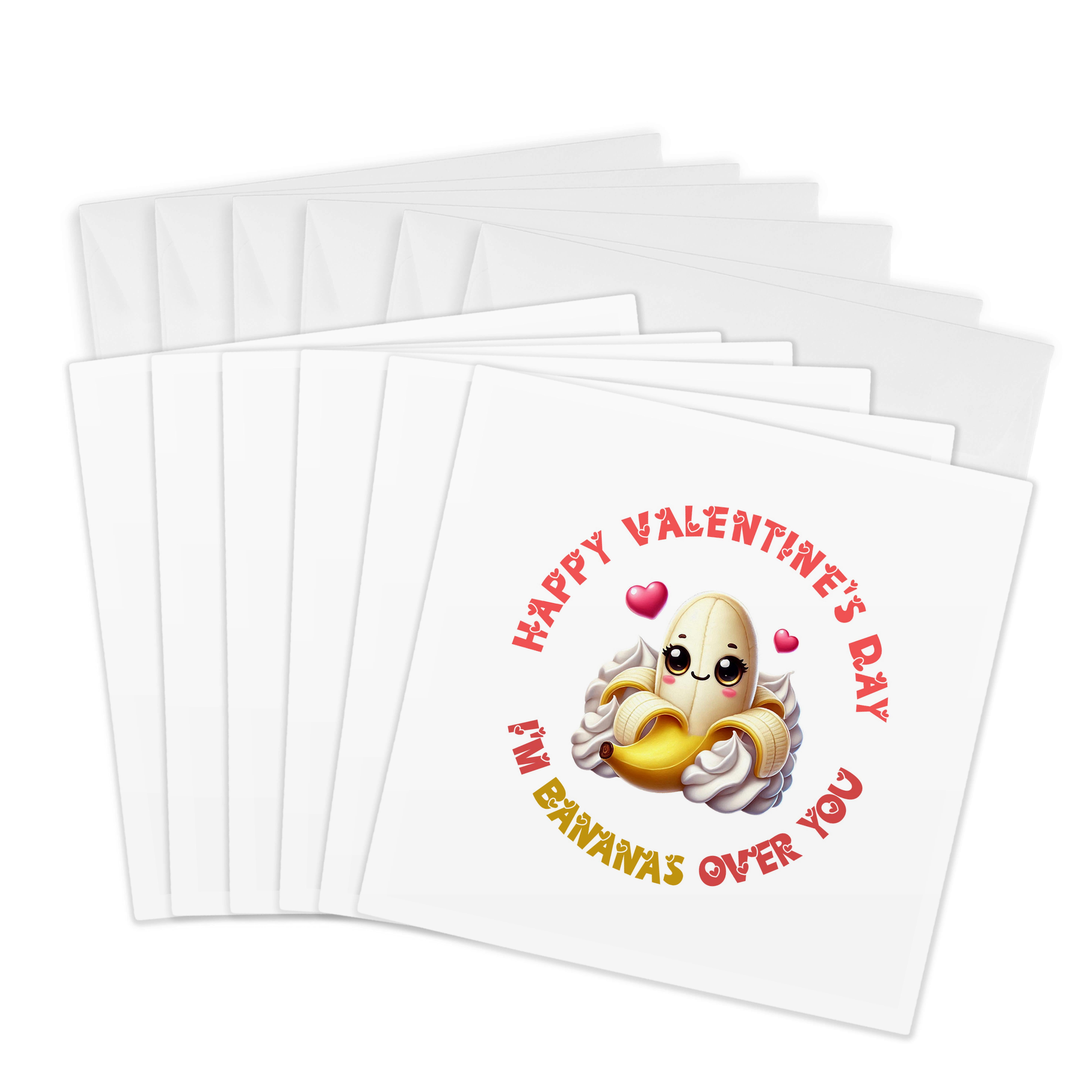 3drose, I Am Bananas over You, Funny Image, Valentine Day Gift, Charm ...