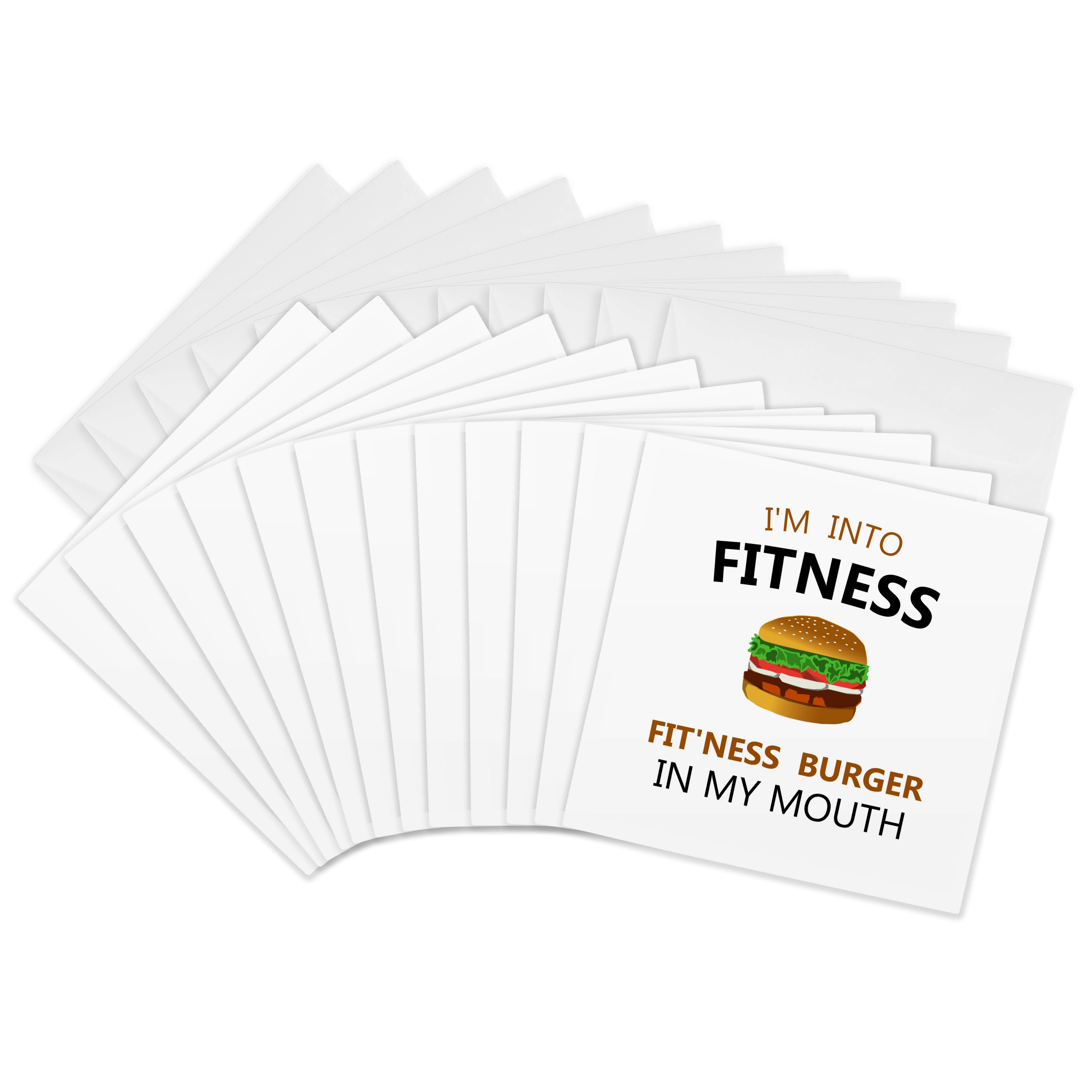 3drose, I Am into Fitness - Fit Ness Burger in My Mouth Funny Workout ...