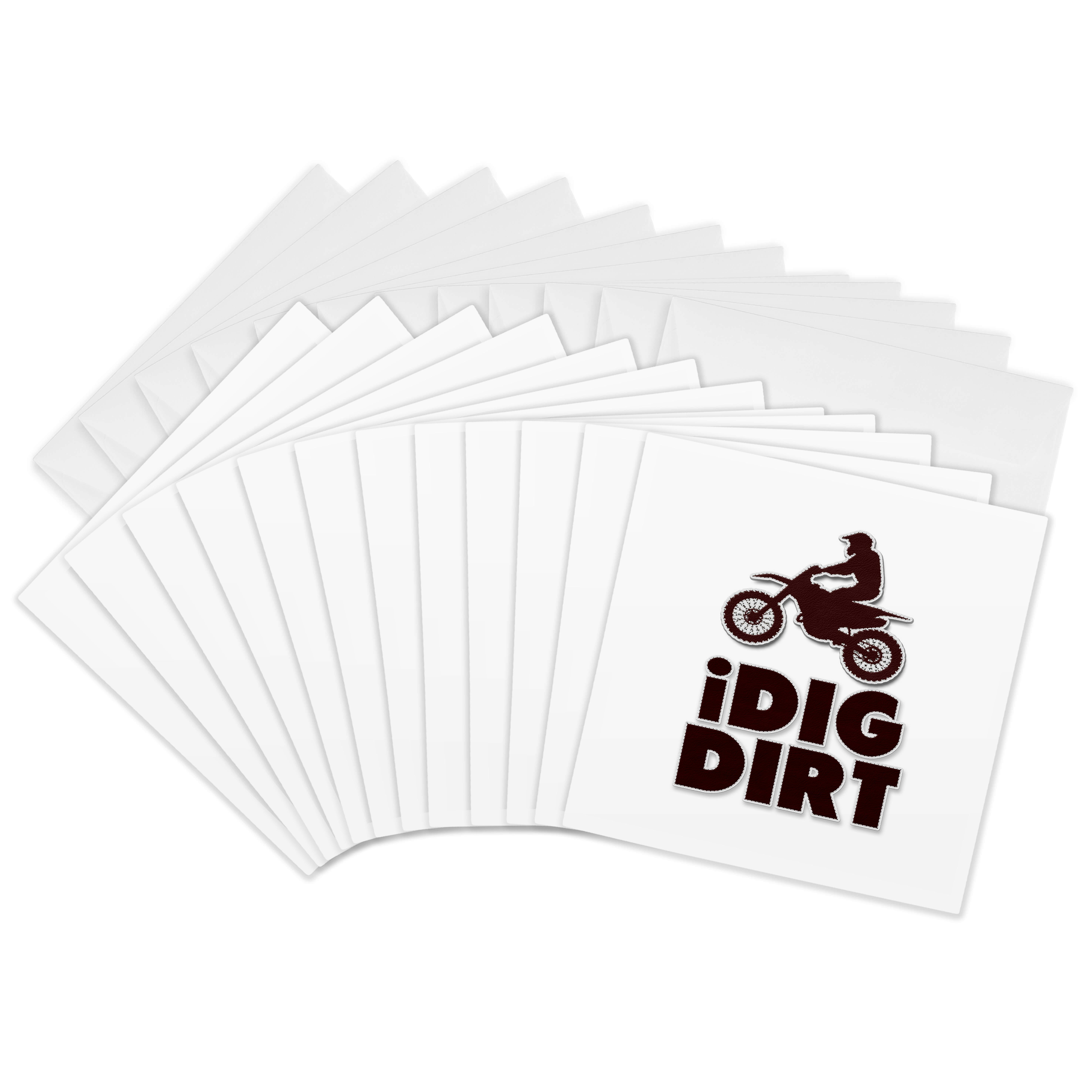 3drose, I Dig Dirt Sporty Faux Leather Look Dirt Bike Motorcycle Theme ...