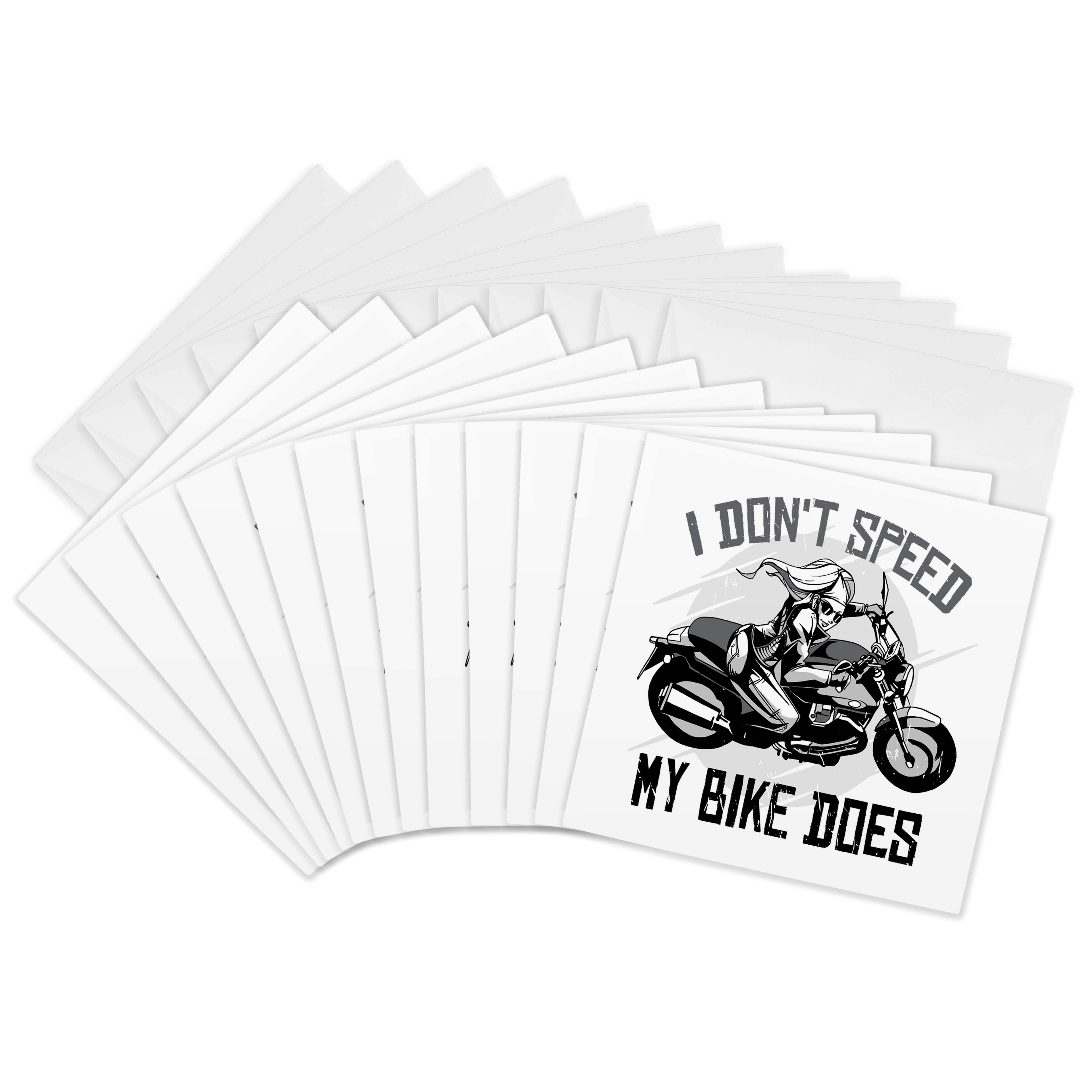 3drose, I Dont Speed My Bike Does Motorcycle Motorbike Biker, 12 ...