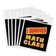 3drose, I Survived Math Class Survial Pride and Humor Design, 6 ...