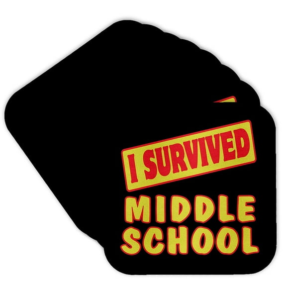 3drose, I Survived Middle School Survial Pride and Humor Design, Set of ...